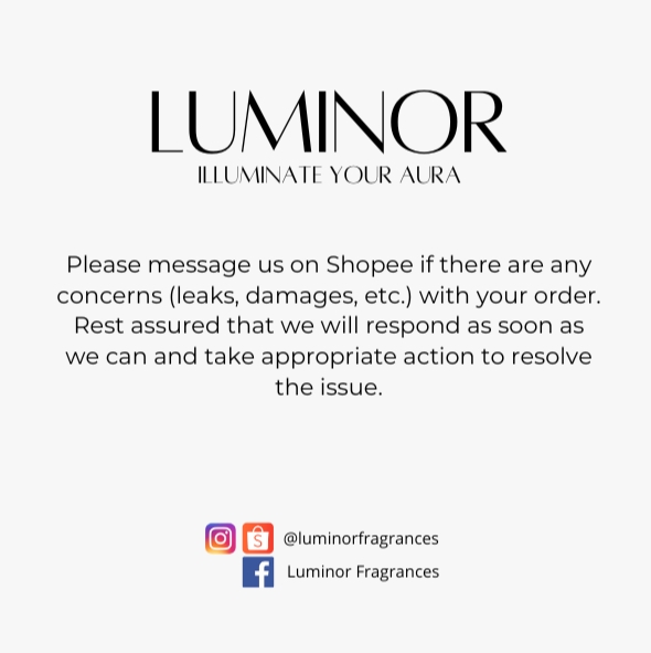 'Luminor Fragrances, Online Shop | Shopee Philippines