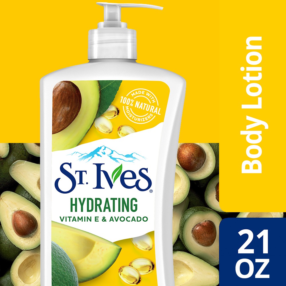 ST. IVES Hydrating Vitamin E Avocado Body Lotion Made with 100 Natural Exfoliants 21OZ Shopee Philippines