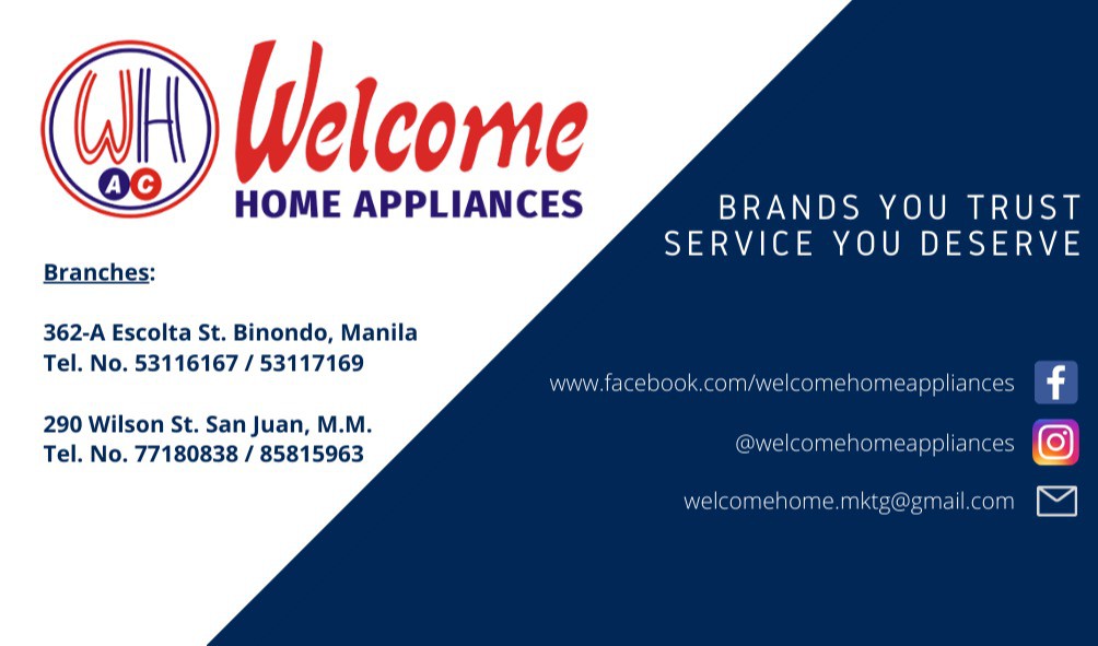 Welcome Home Appliance, Online Shop | Shopee Philippines
