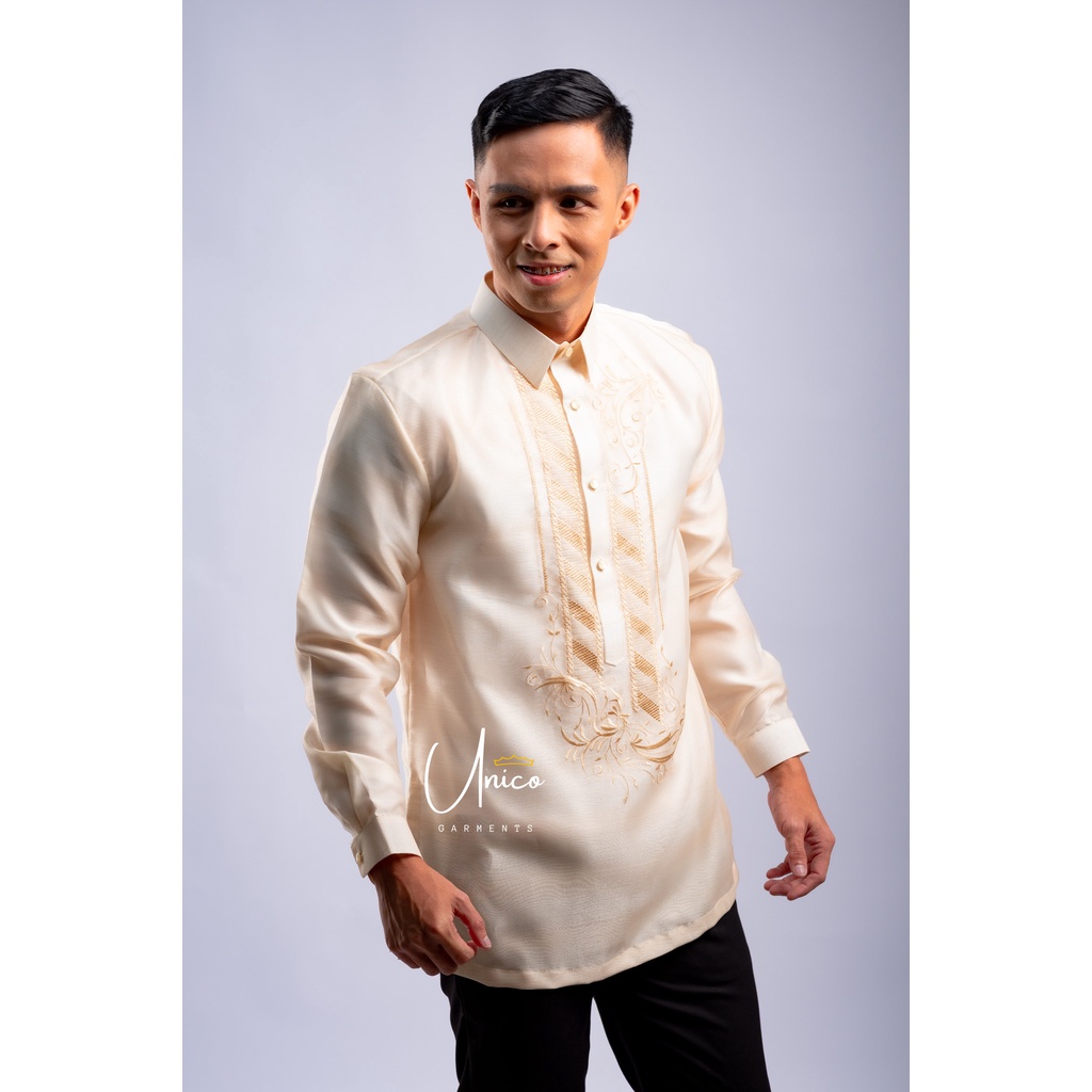 Antonio Classic Barong Tagalog In Cream Authentic, 46% OFF