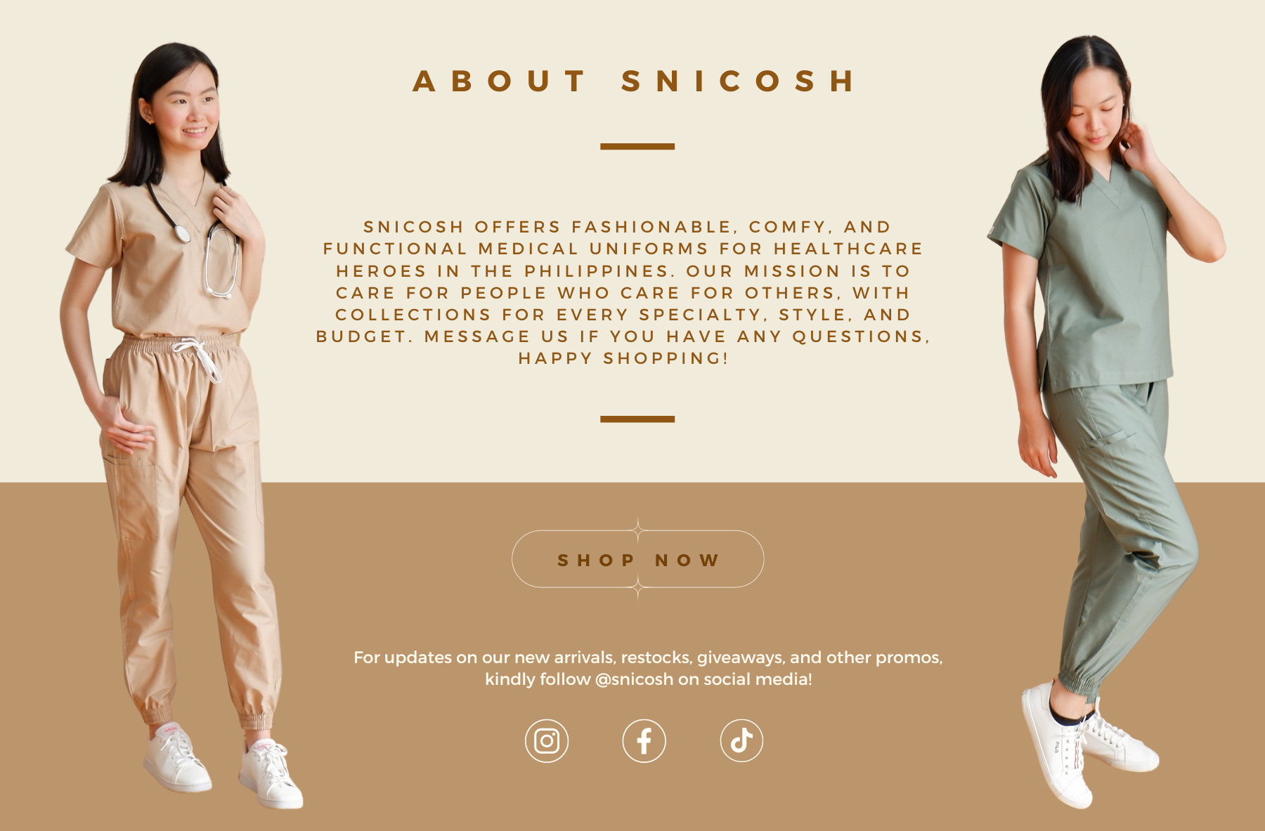 Snicosh Scrubsuits, Online Shop | Shopee Philippines