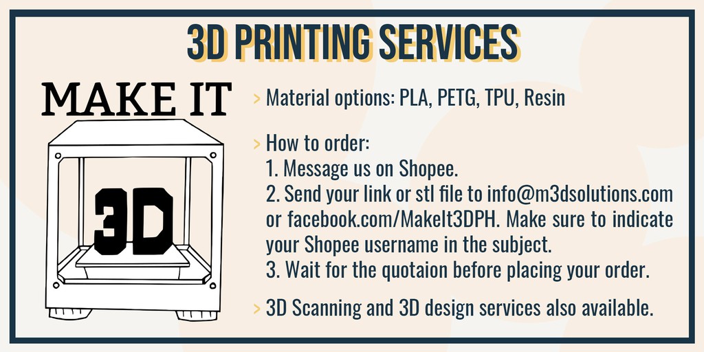 Make It 3D, Online Shop | Shopee Philippines