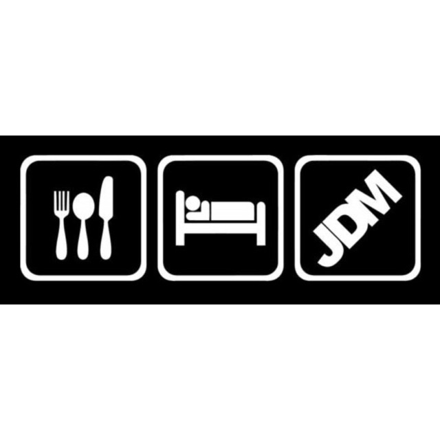 Eat Sleep Jdm Sticker