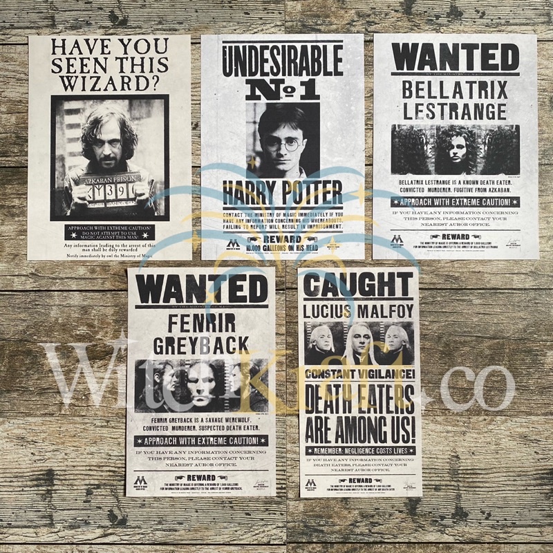 Harry Potter Sirius Black Wanted Poster