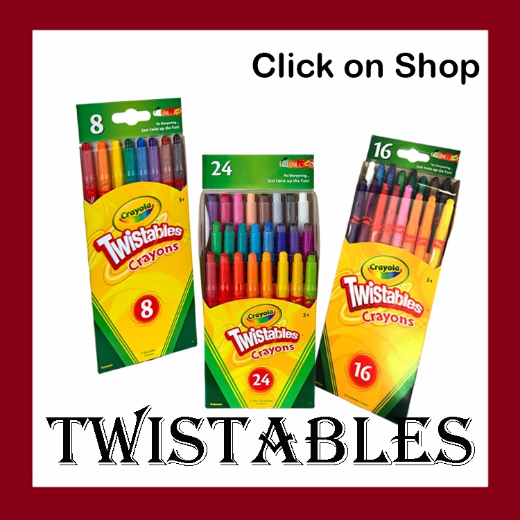 Crayola Twistable Crayons Crayola Mini Twistables Crayons, 24/Box