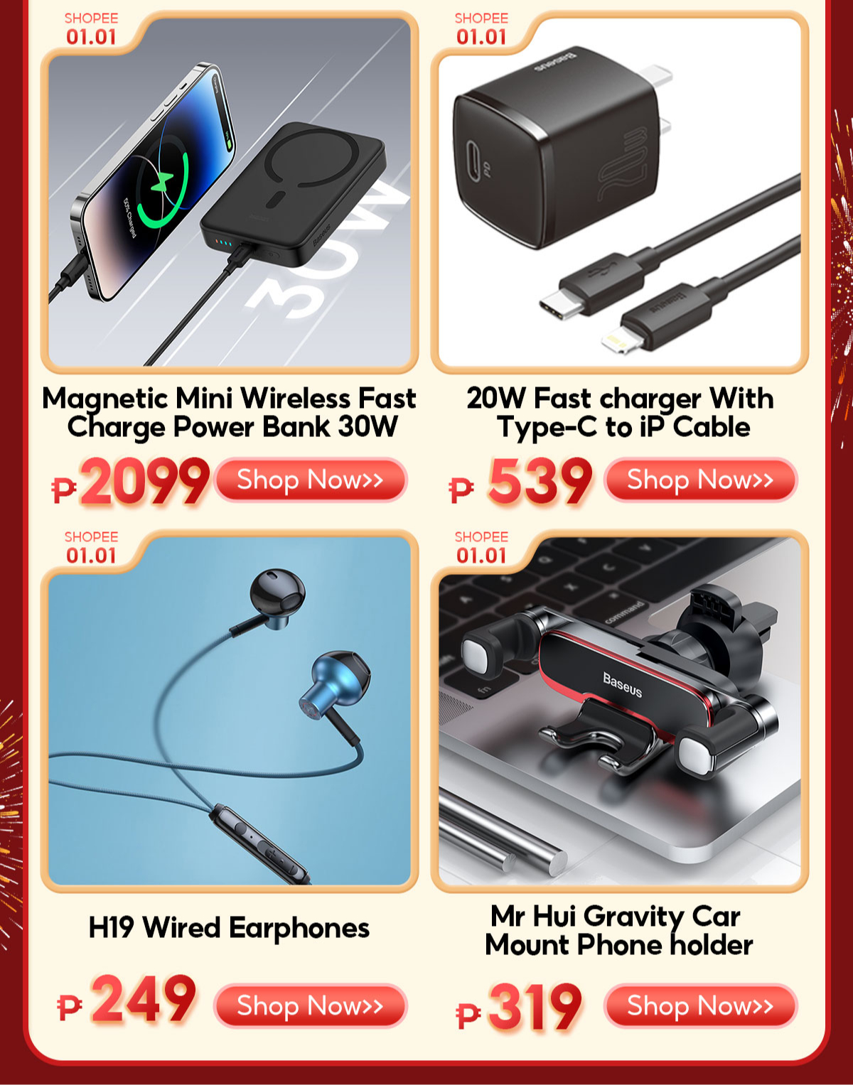 Baseus Official Shop, Online Shop | Shopee Philippines