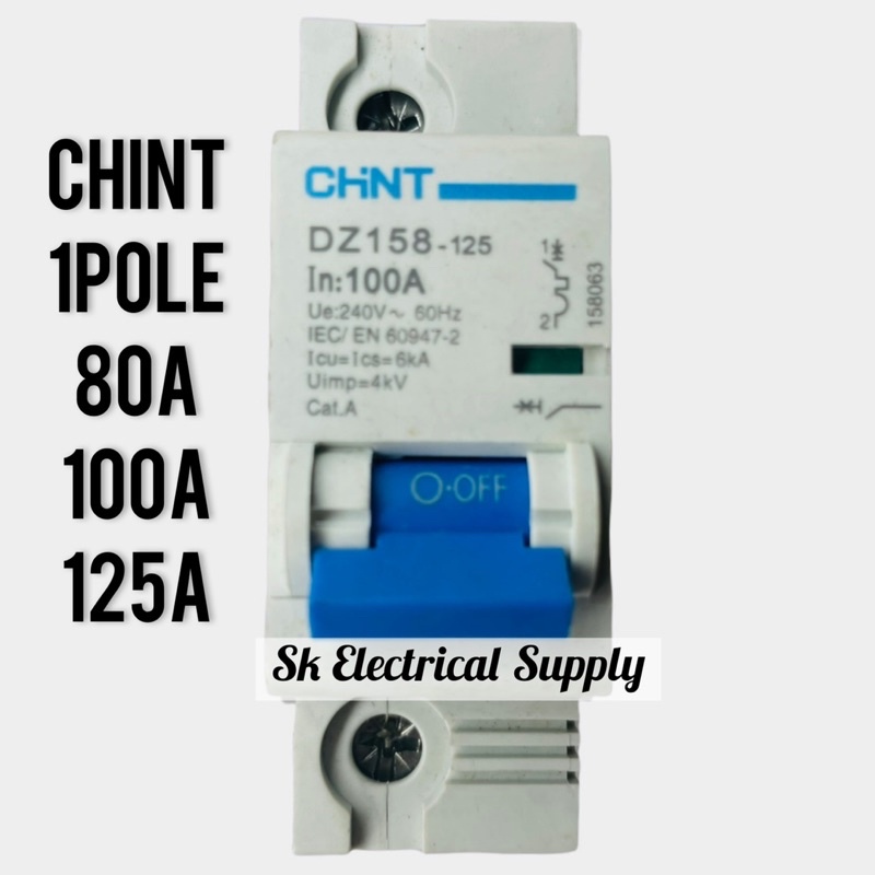 NHP TERASAKI DIN-SAFE MCB Circuit Breaker C6 1P N C Curve, 53% OFF