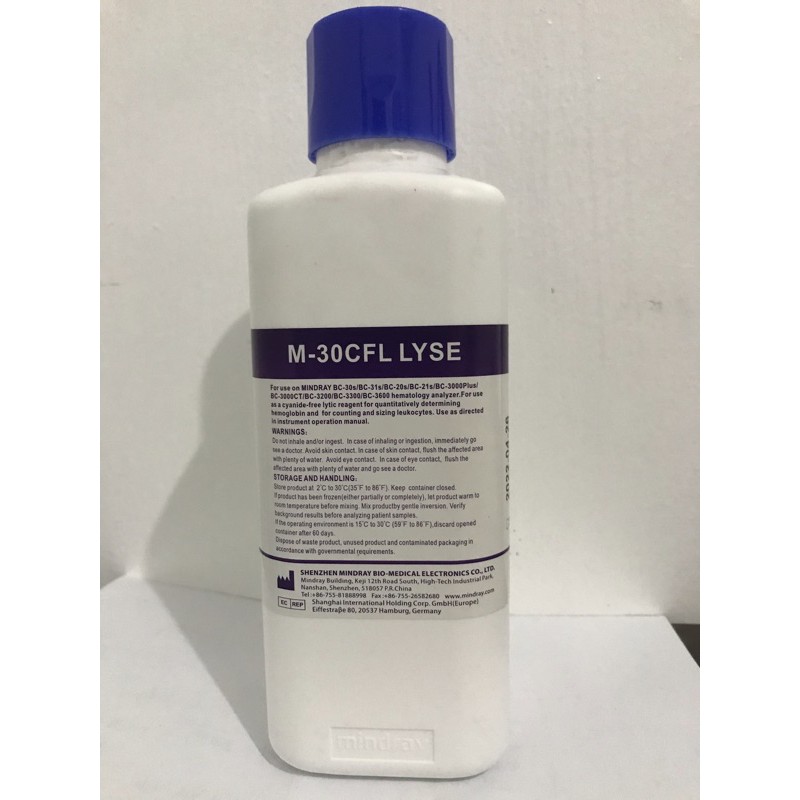 Mindray Bc3000 Lyse 500ml Hematology Reagent China Mindray