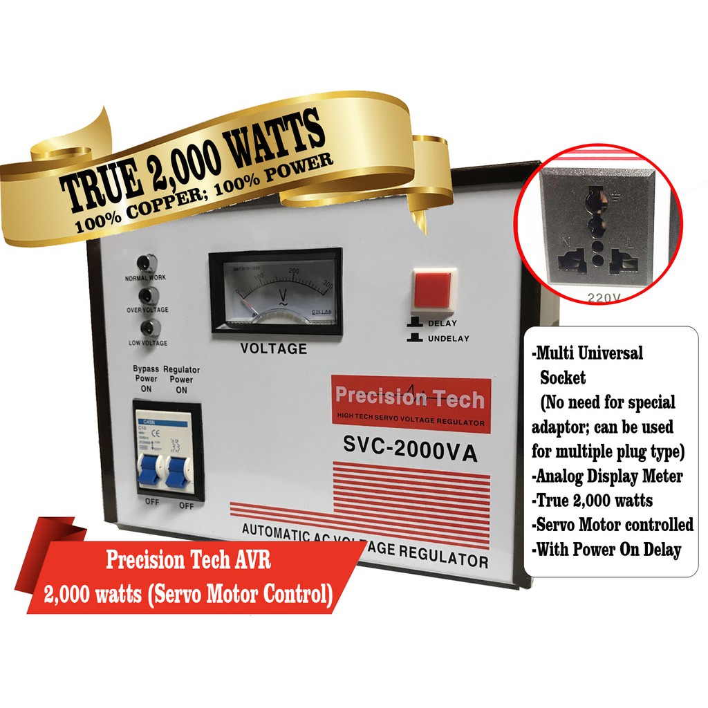 Akari 2000W Automatic Voltage Regulator (AVR-SVC 2000), 11/29/2022