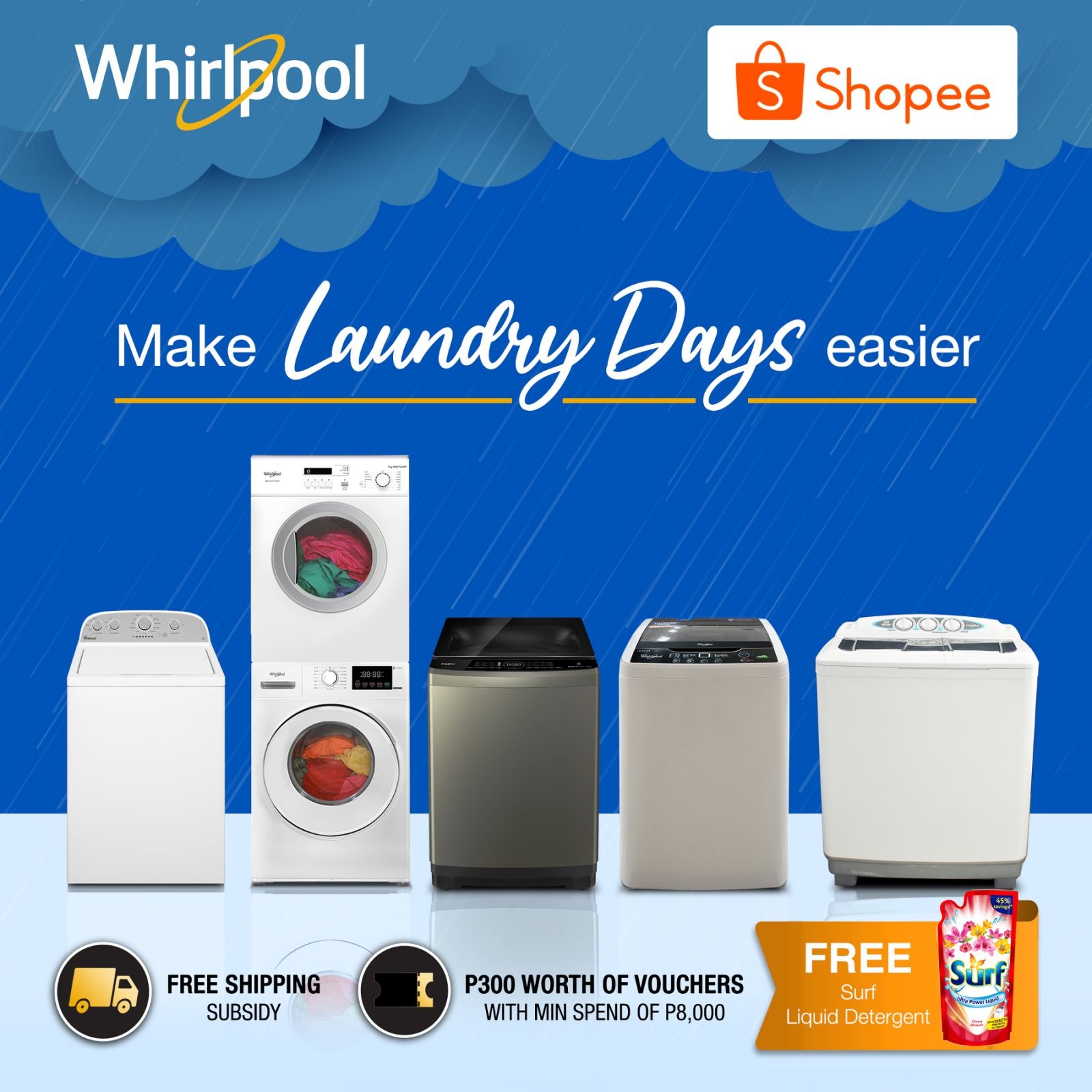 WHIRLPOOL, Online Shop | Shopee Philippines