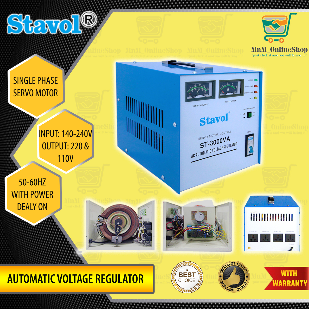 STAVOL AVR POWER SUPPLY 2000 WATTS AUTOMATIC VOLTAGE, 40% OFF