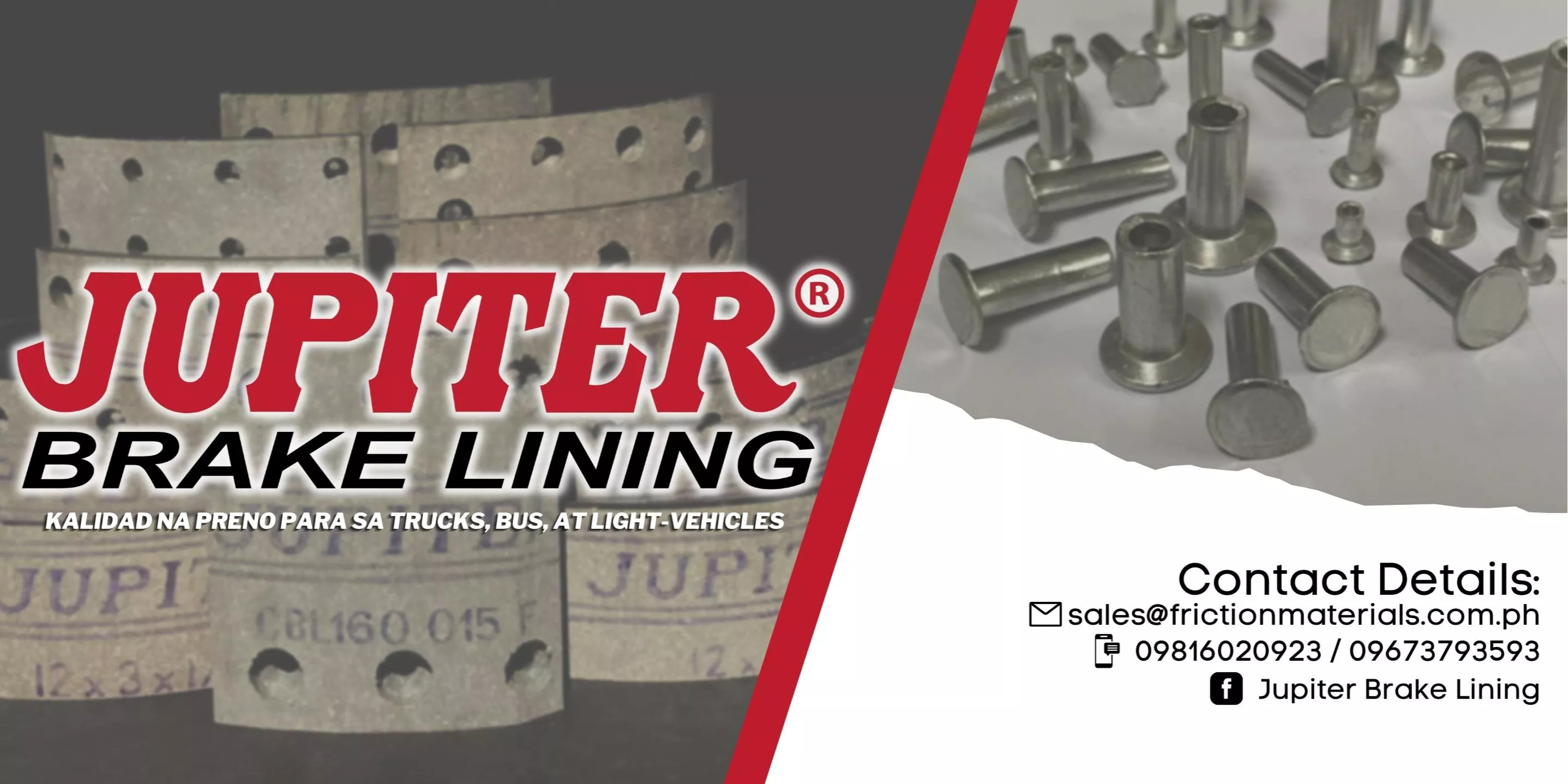 Jupiter Brake Lining, Online Shop | Shopee Philippines
