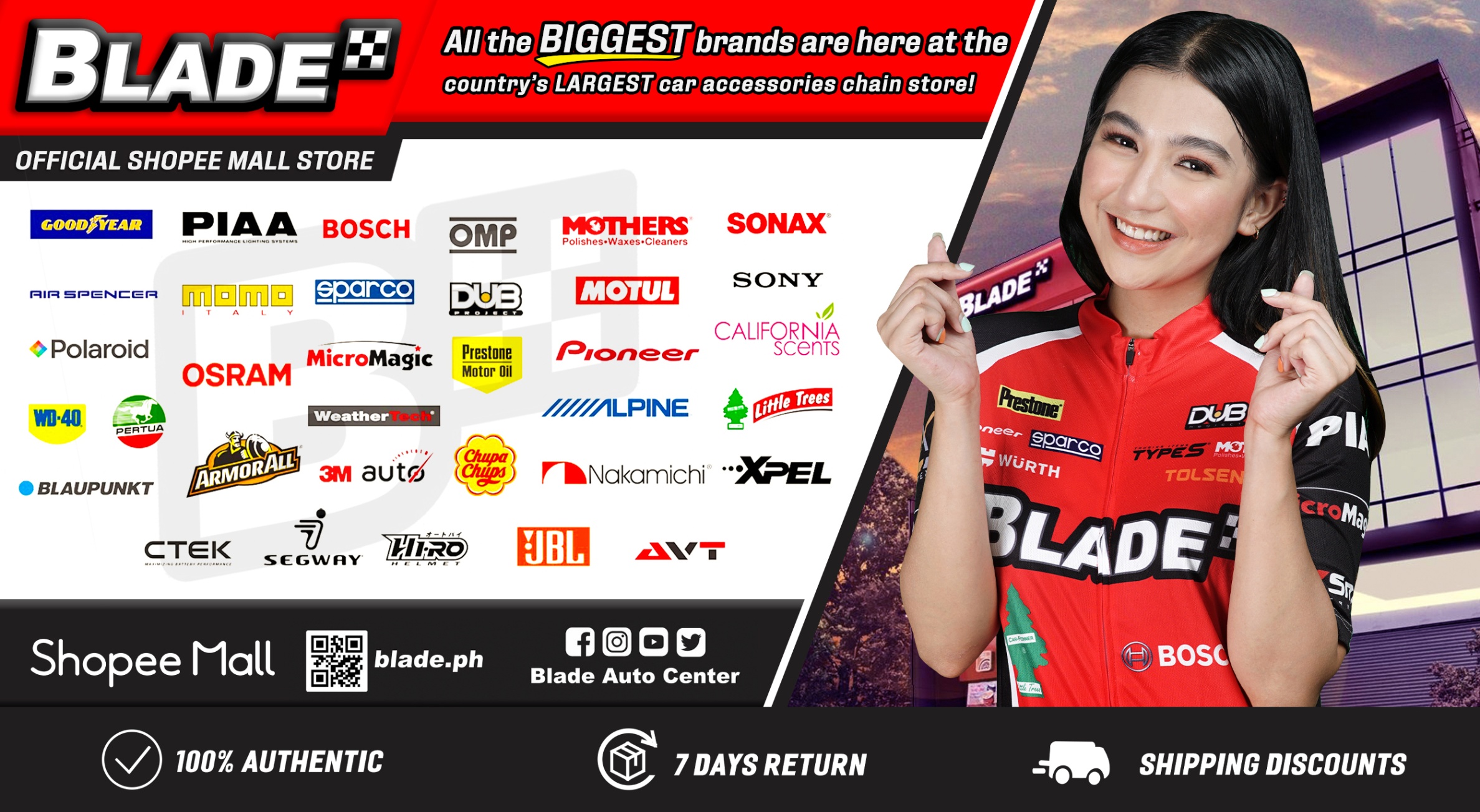 Blade Auto Center, Online Shop | Shopee Philippines