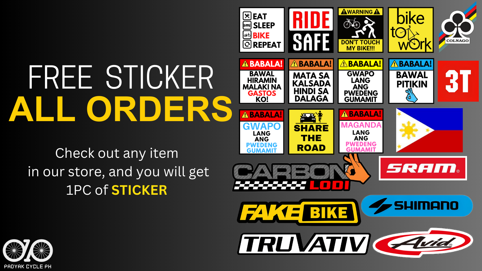 Padyak Cycle PH, Online Shop | Shopee Philippines