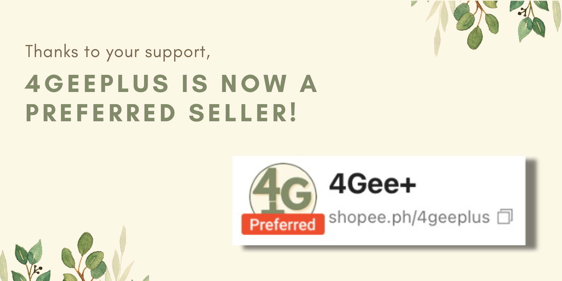 4Gee+, Online Shop | Shopee Philippines