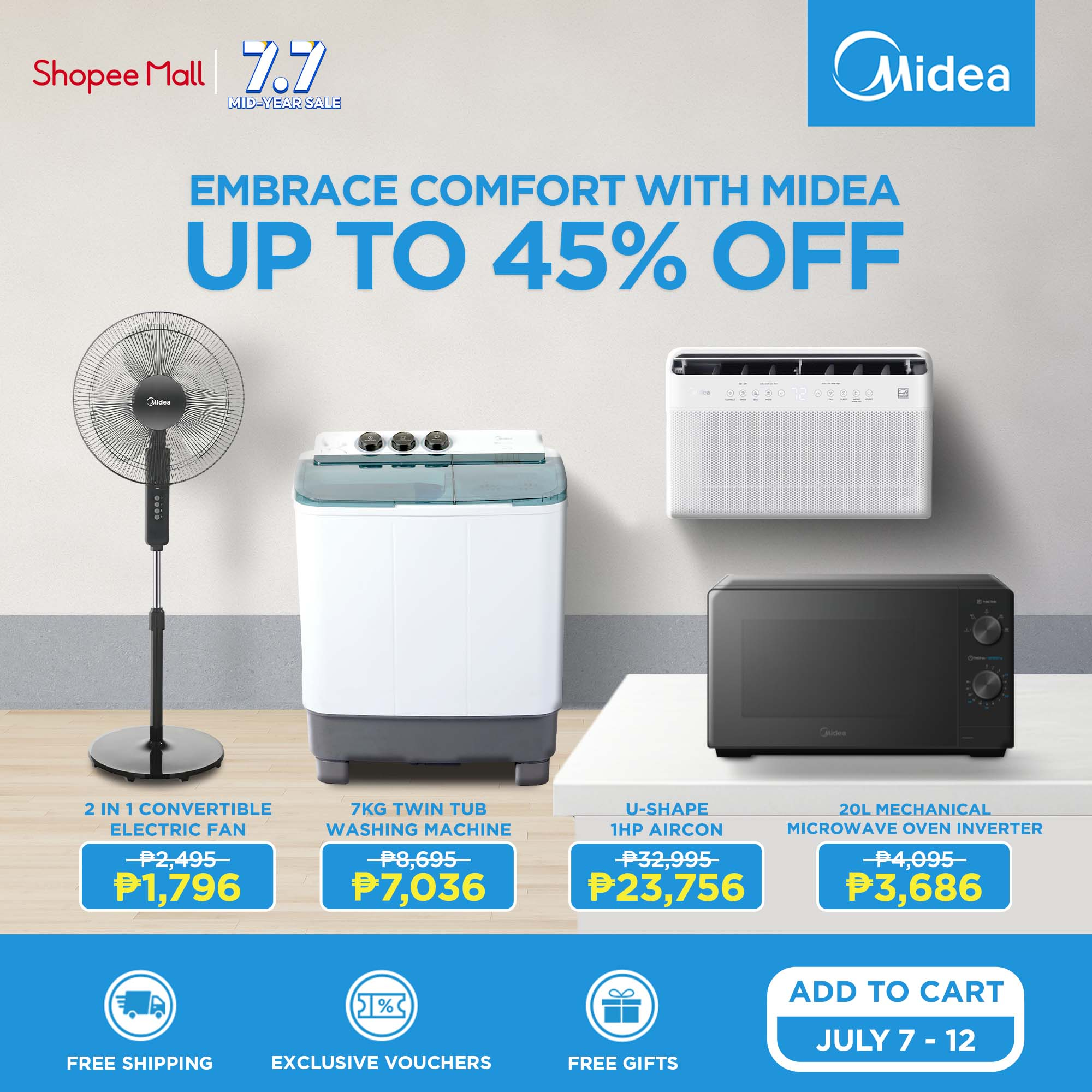 Midea Official Store, Online Shop | Shopee Philippines