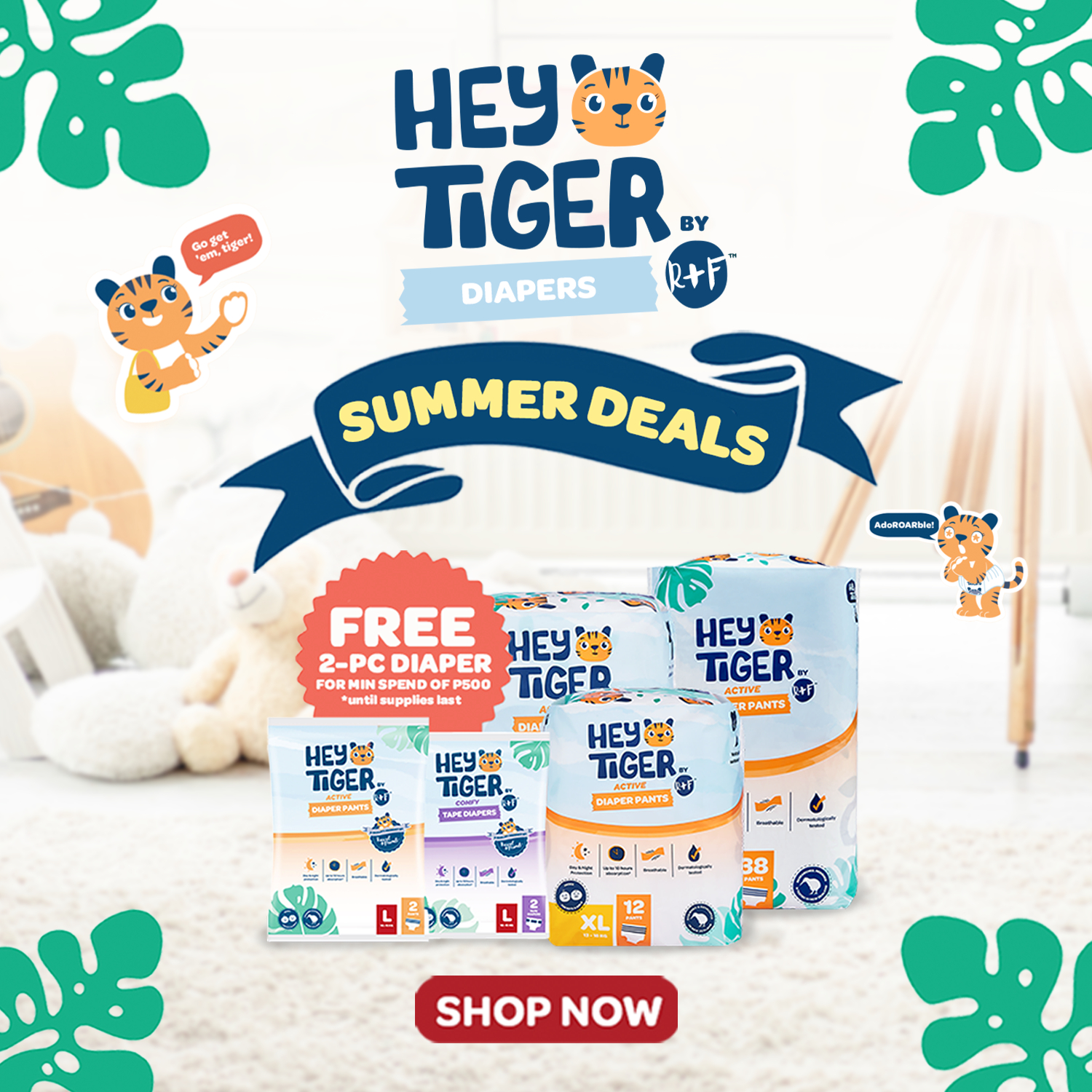 Hey Tiger by Baby Company, Online Shop | Shopee Philippines