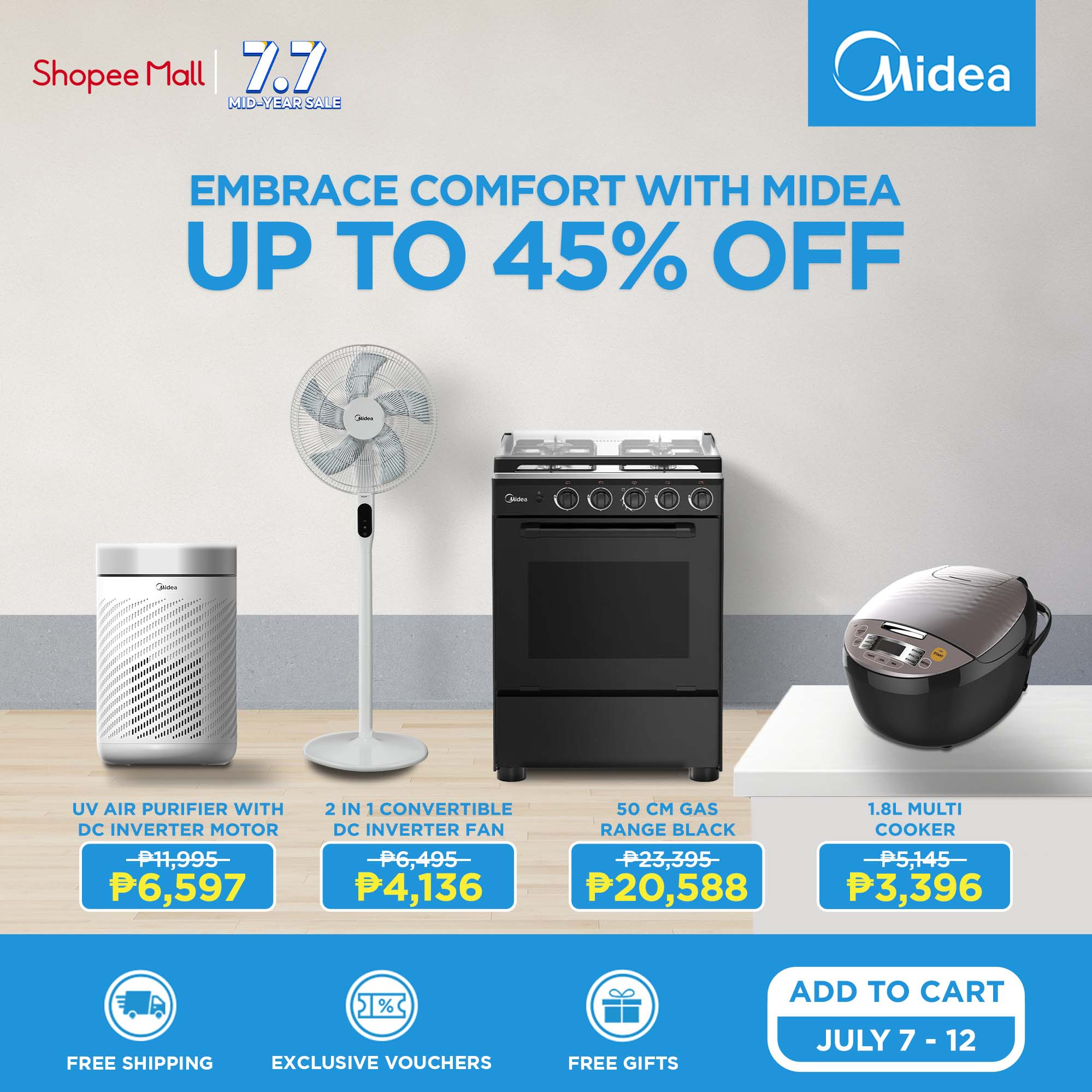 Midea Official Store, Online Shop | Shopee Philippines