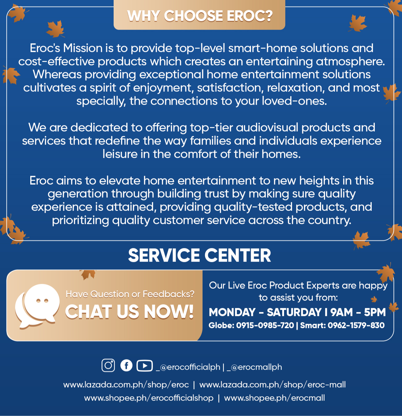 Eroc Official Store, Online Shop | Shopee Philippines