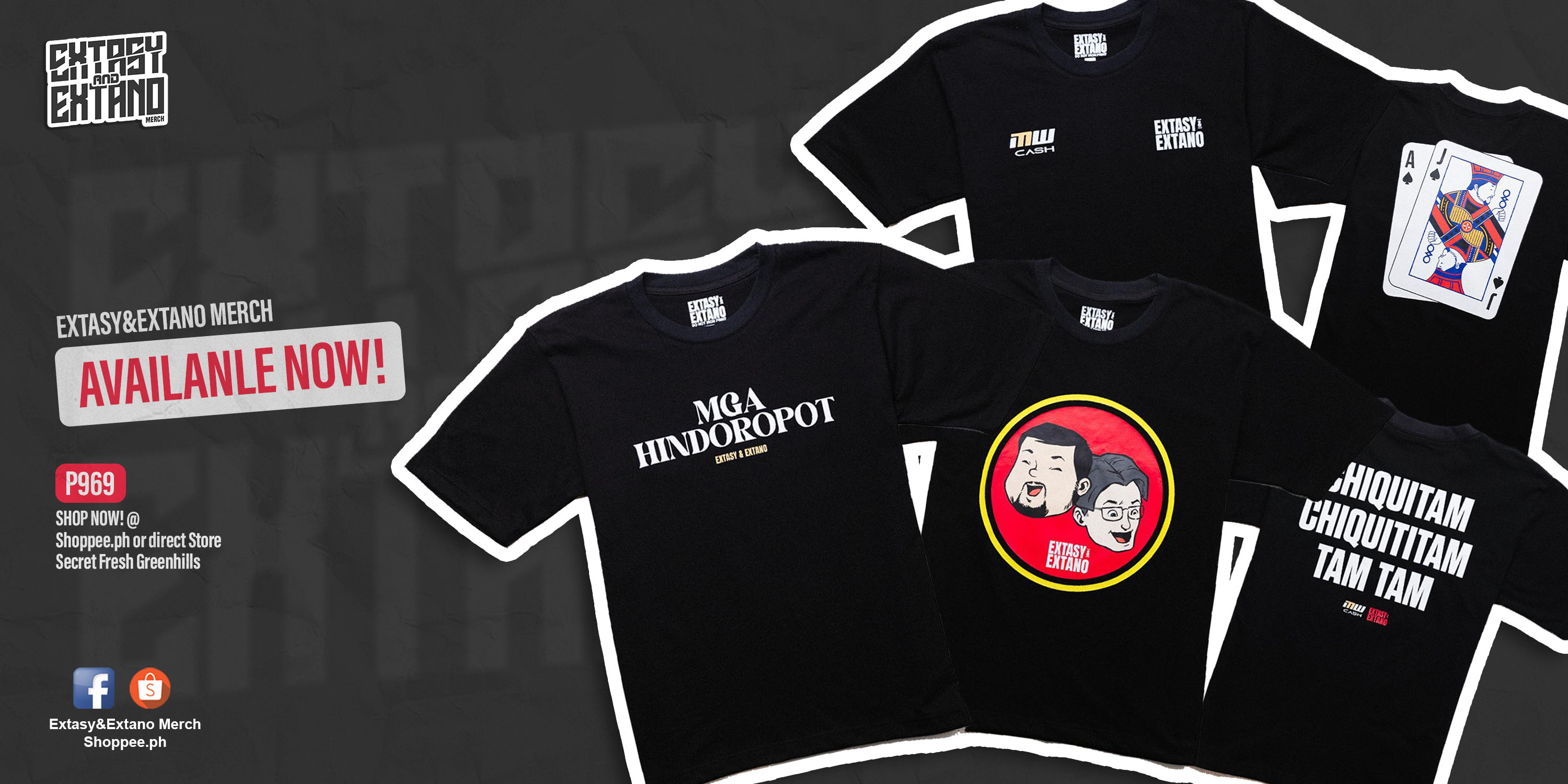 Extasy & Extano Merch, Online Shop | Shopee Philippines