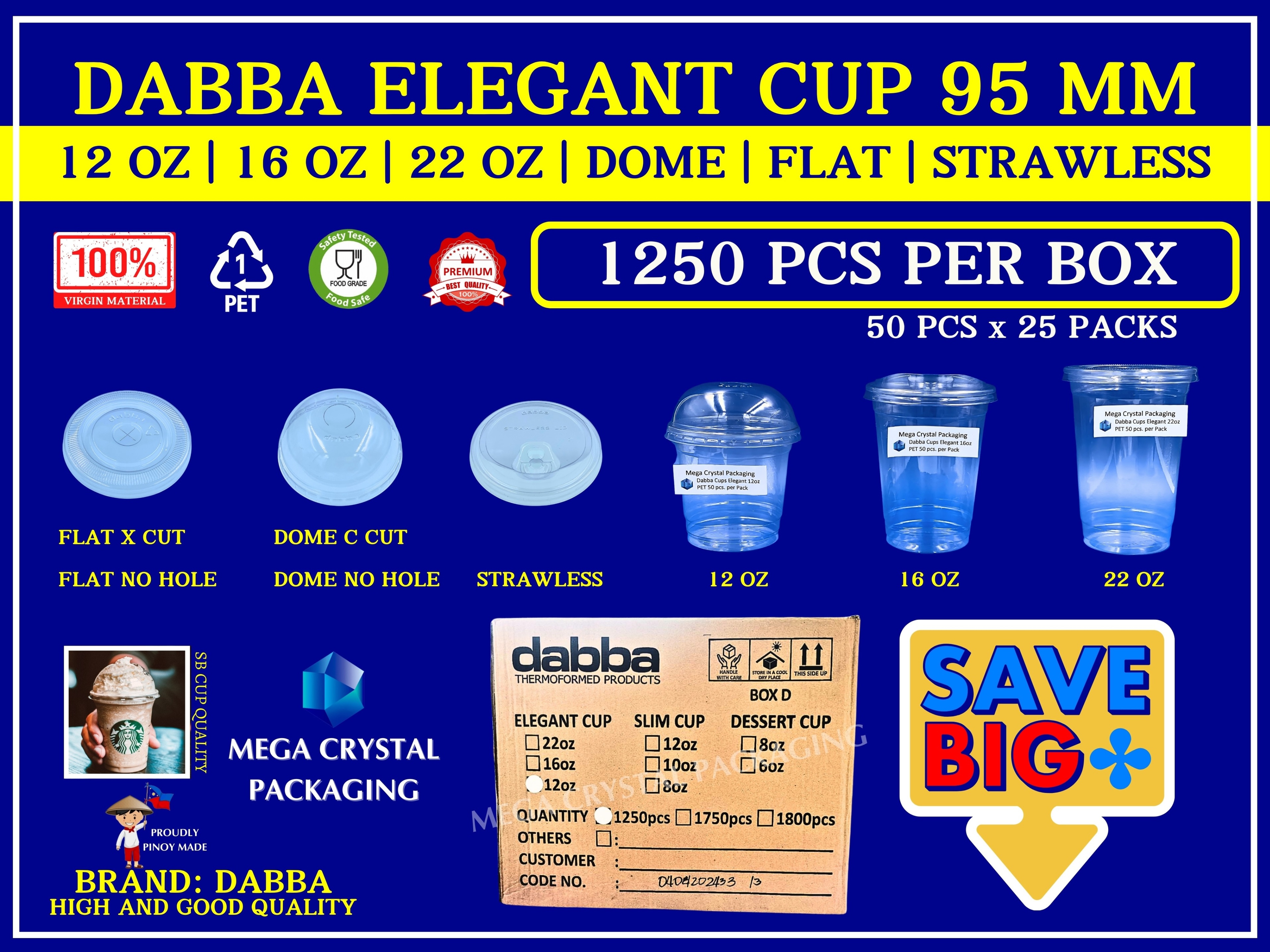 Mega Crystal Packaging, Online Shop | Shopee Philippines