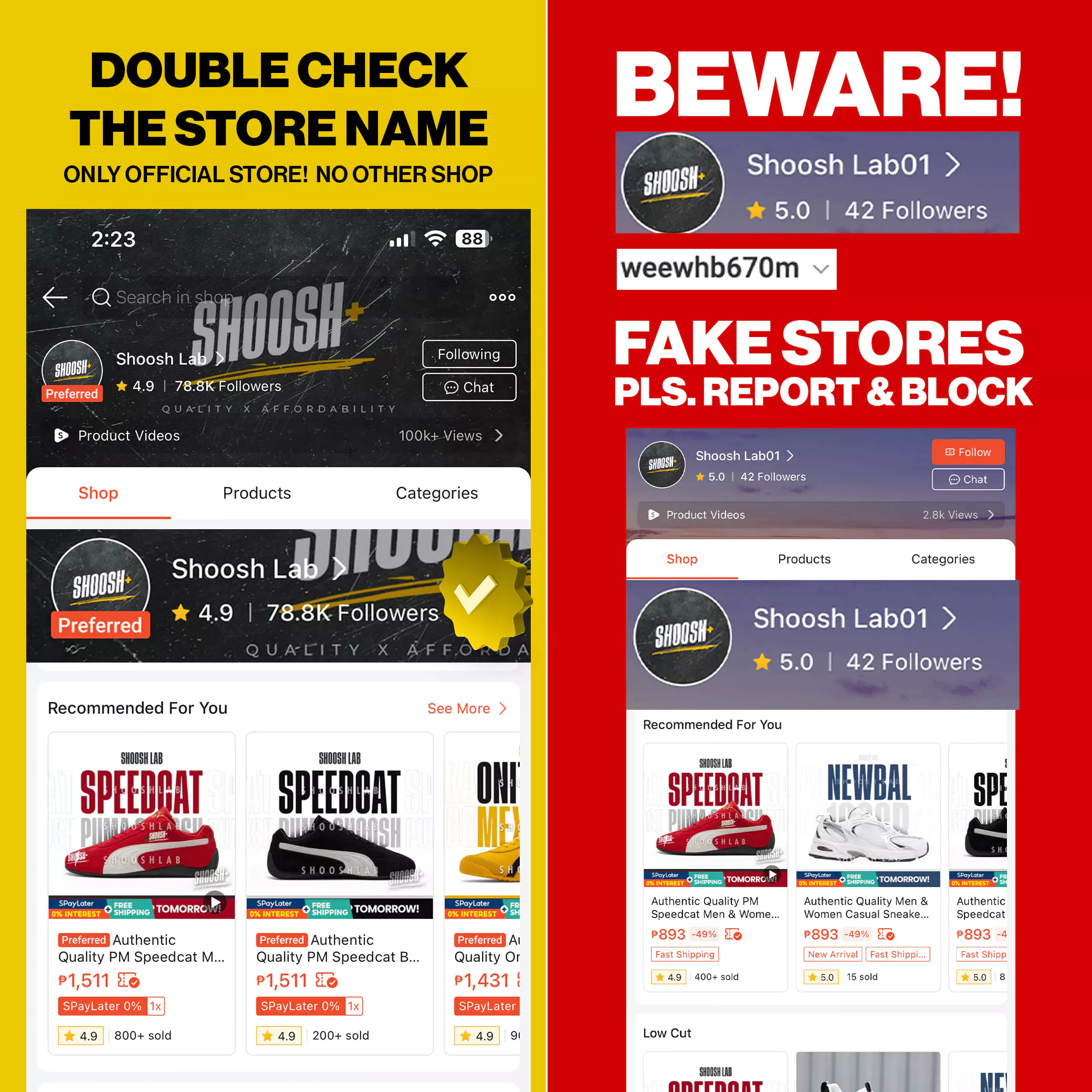 Shoosh Lab, Online Shop | Shopee Philippines
