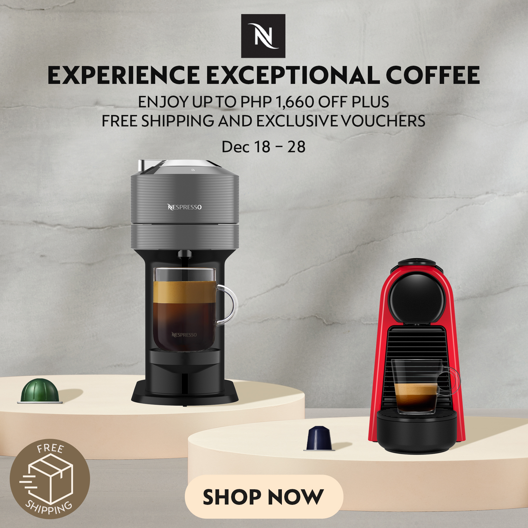 Nespresso Philippines Official, Online Shop | Shopee Philippines