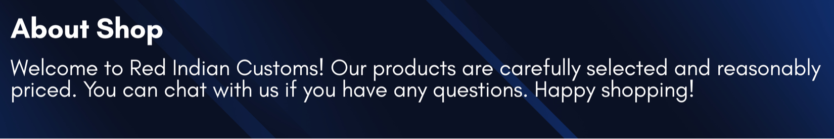 RED INDIAN CUSTOMS, Online Shop | Shopee Philippines