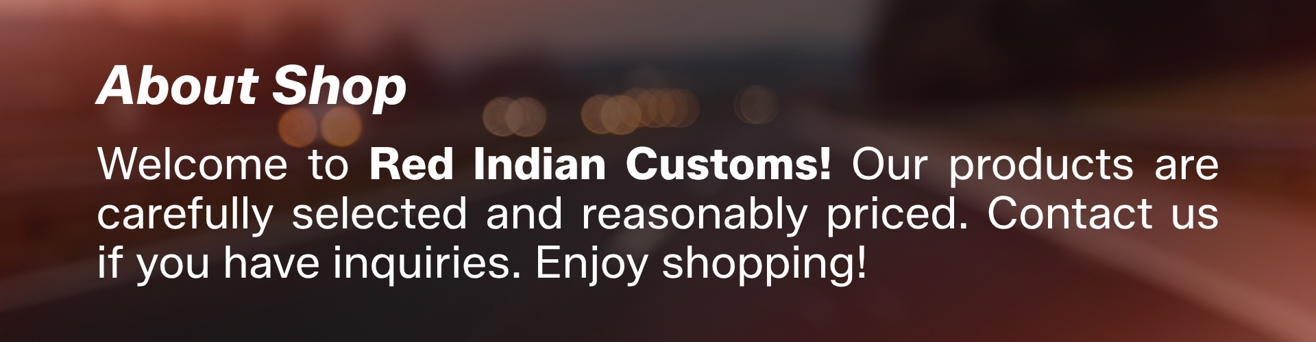 RED INDIAN CUSTOMS, Online Shop | Shopee Philippines