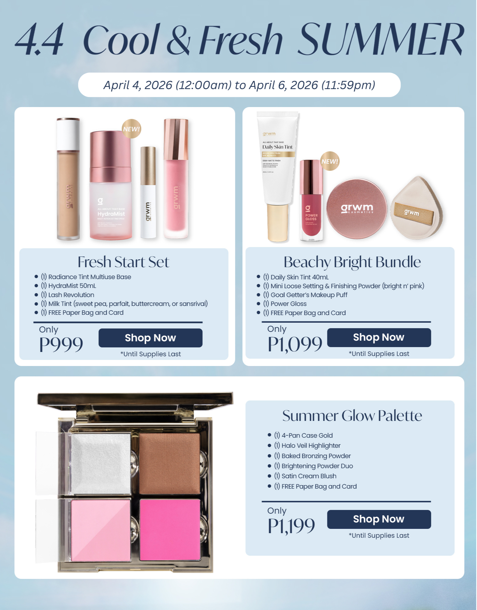 GRWM Cosmetics Official Store, Online Shop | Shopee Philippines
