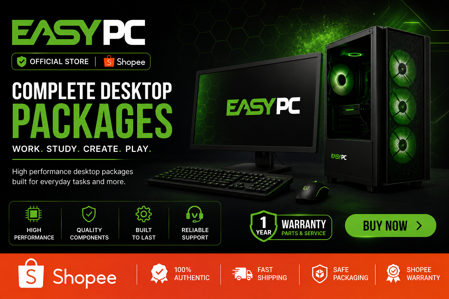 EasyPC, Online Shop | Shopee Philippines