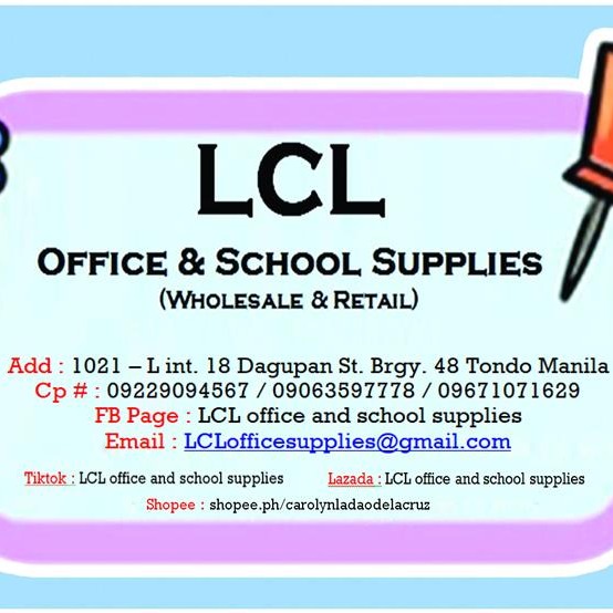 LCL Office & School supplies, Online Shop | Shopee Philippines