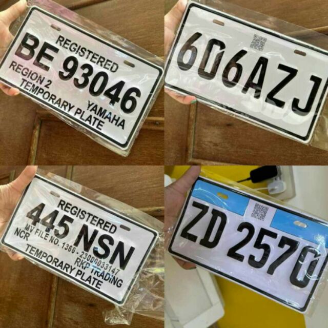 MOTORCYCLE PLATE, Online Shop | Shopee Philippines