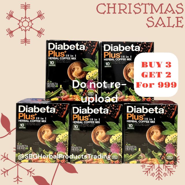SBG Diabeta Plus 18in1 Coffee, Online Shop | Shopee Philippines