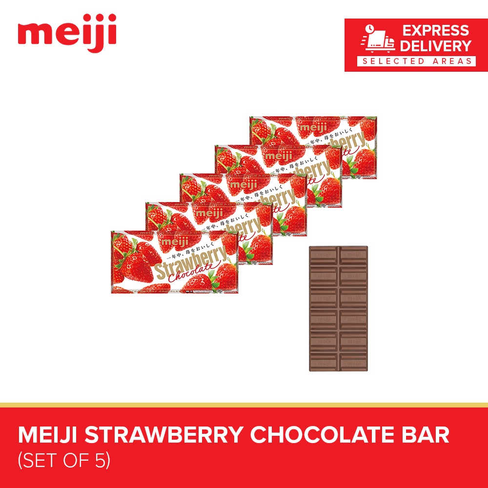 Meiji Strawberry Chocolate Bar