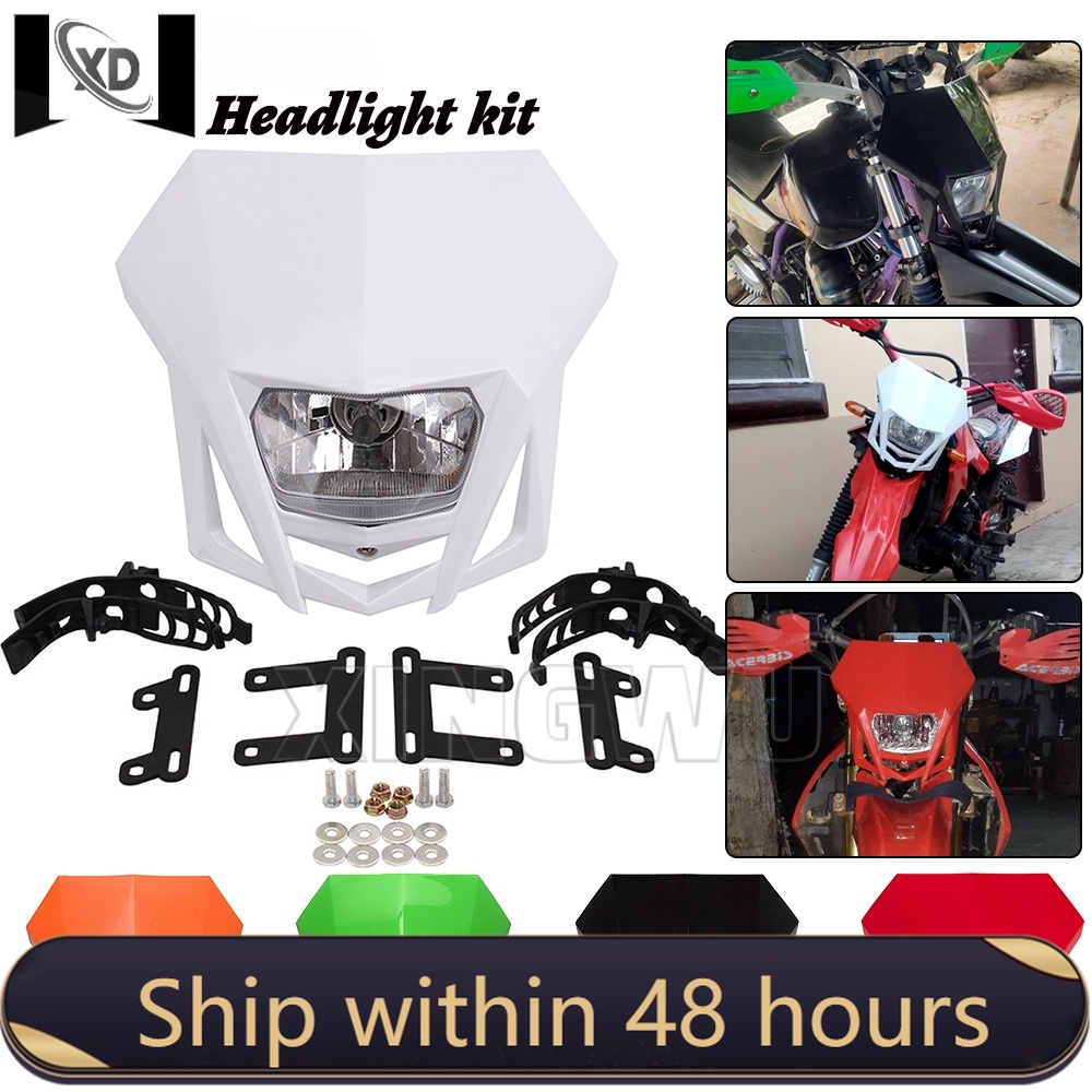 Universal Dirt Bike Headlight Kit Enduro Light Kit (Kick Start)