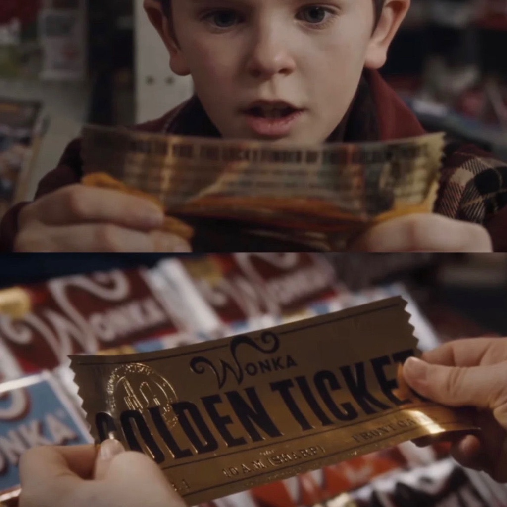 Charlie And The Chocolate Factory Golden Ticket Scene Prime Video: