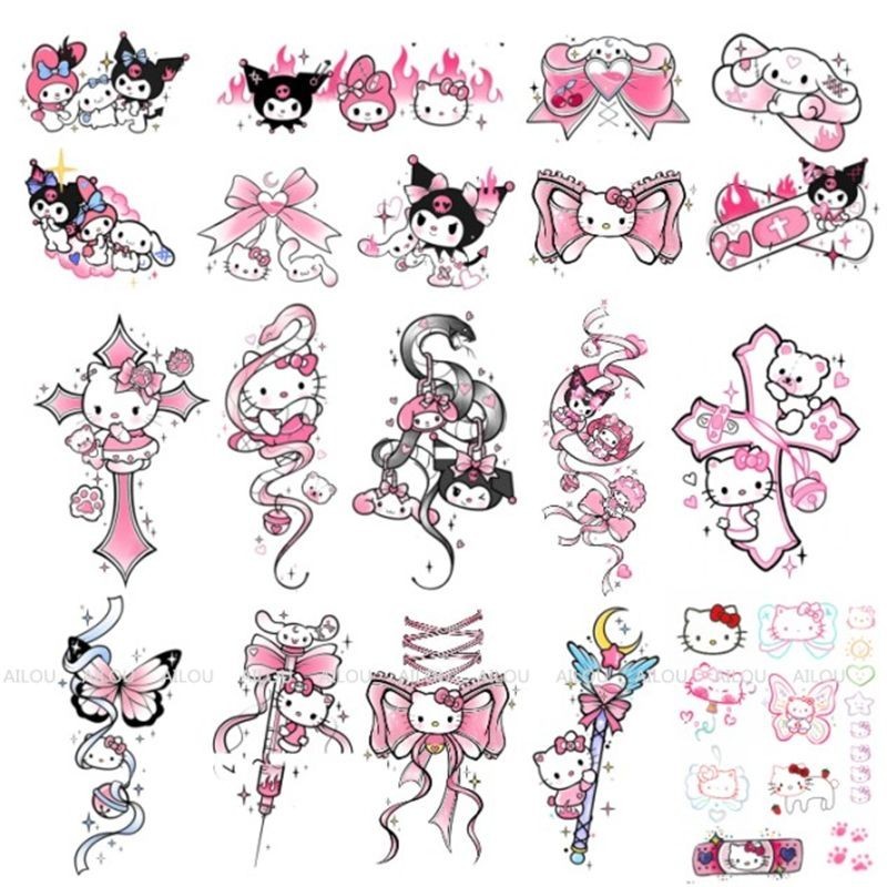 Hello Kitty Tattoo Flash